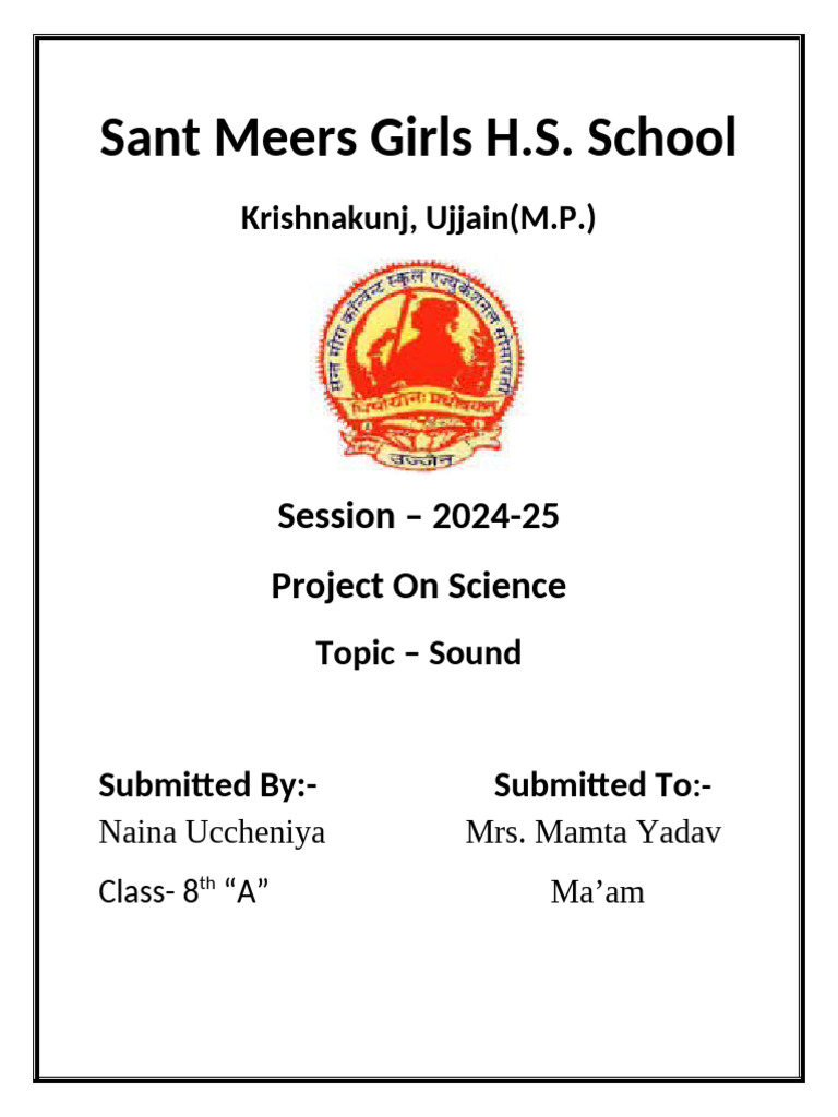 Sant Meers Girls H | PDF
