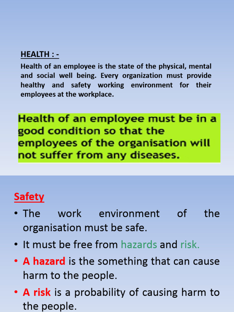 Workplace Health, Safety, and Security Guide | PDF | Hazards | Safety