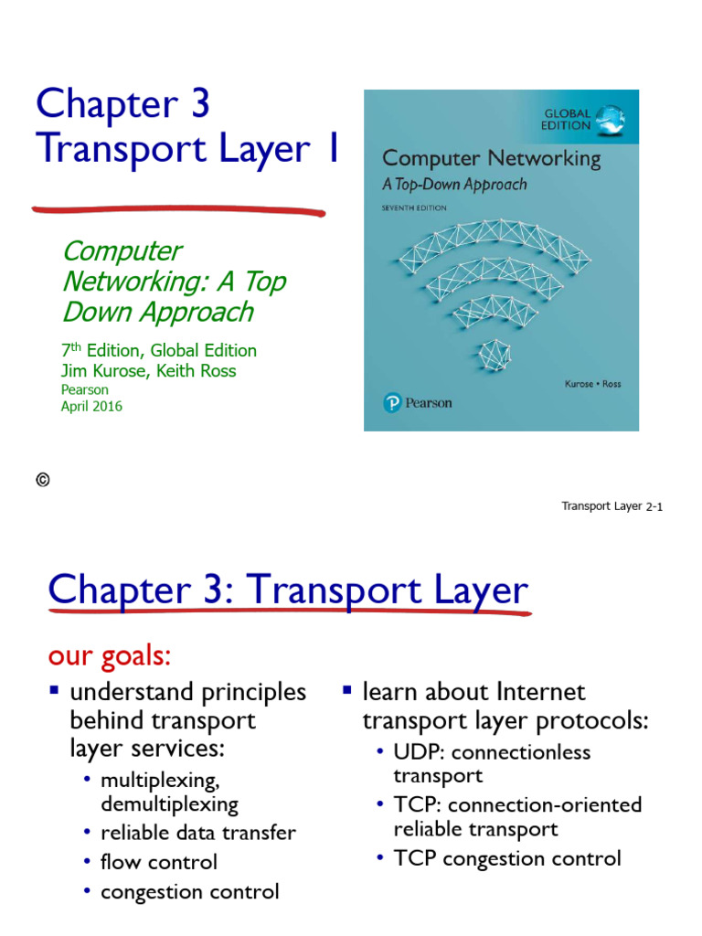 chapter_3_a | PDF | Transmission Control Protocol | Port (Computer Networking)