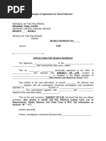 Sample Format of ComplianceReturn of Search Warrant | PDF | Law | Home ...