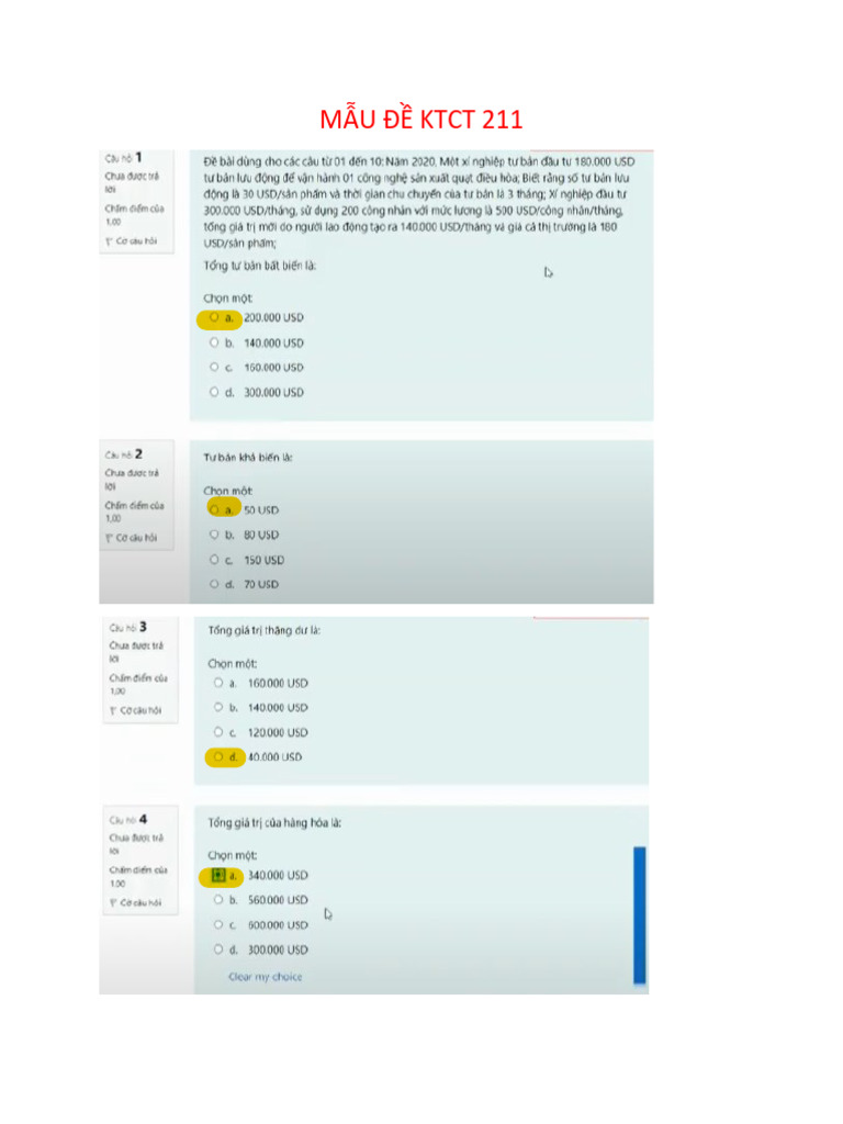 MẪU-ĐỀ-KTCT-211 | PDF