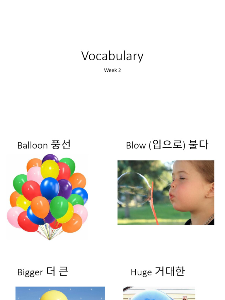 Week 2 Vocabulary | PDF