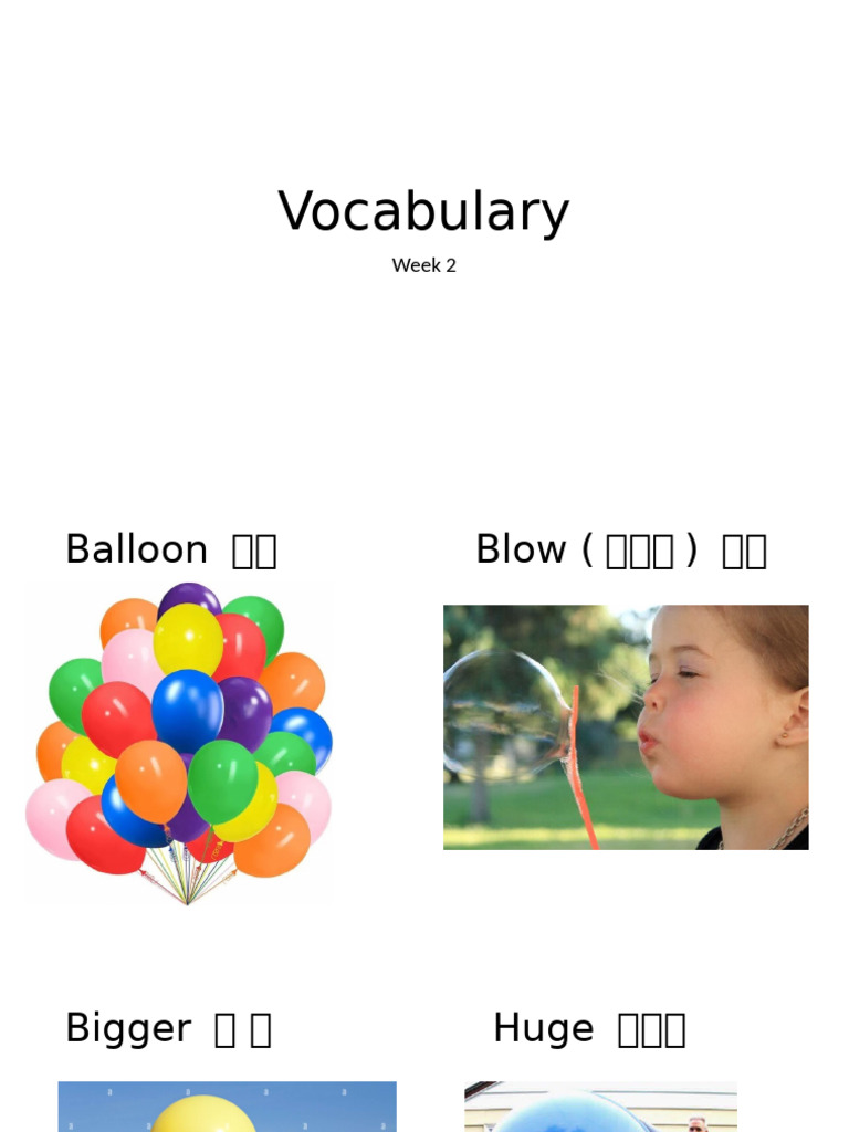 Week 2 Vocabulary | PDF