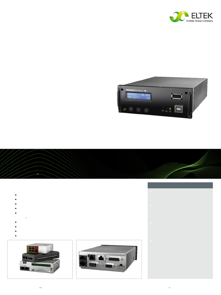Datasheet 242100.120 Smartpack R Template v6 | PDF | Usb | 4 G