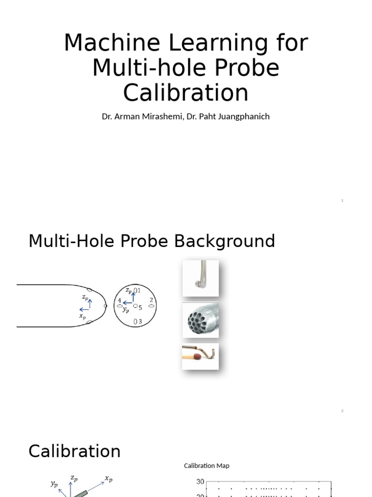 Machine Learning For Multi-Hole Probe Calibration | PDF