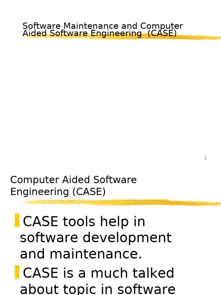Computer Aided Software Engineering | PDF | Software Development | Software