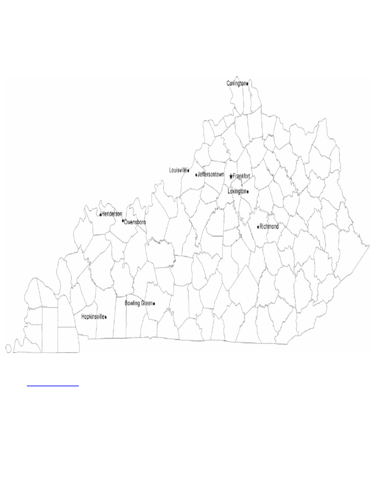 Printable Kentucky City Maps | PDF
