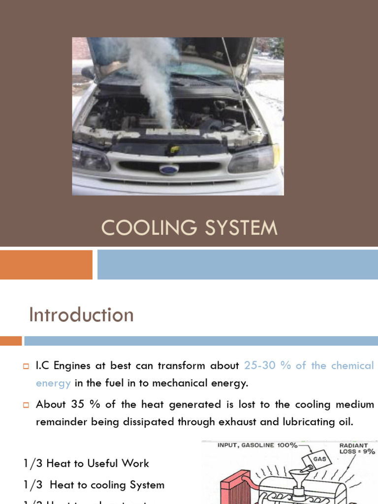 Chapter VII Cooling System | PDF | Radiator | Thermostat