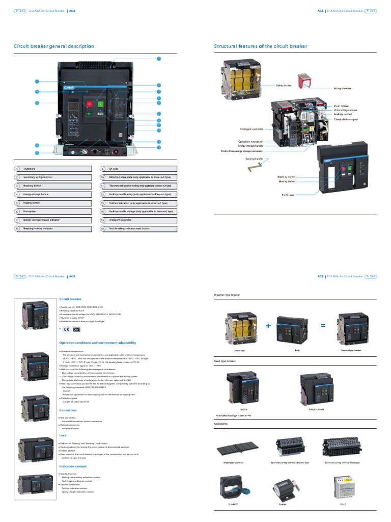 2501 NXA ACB Catalog | PDF | Electromagnetic Compatibility | Switch