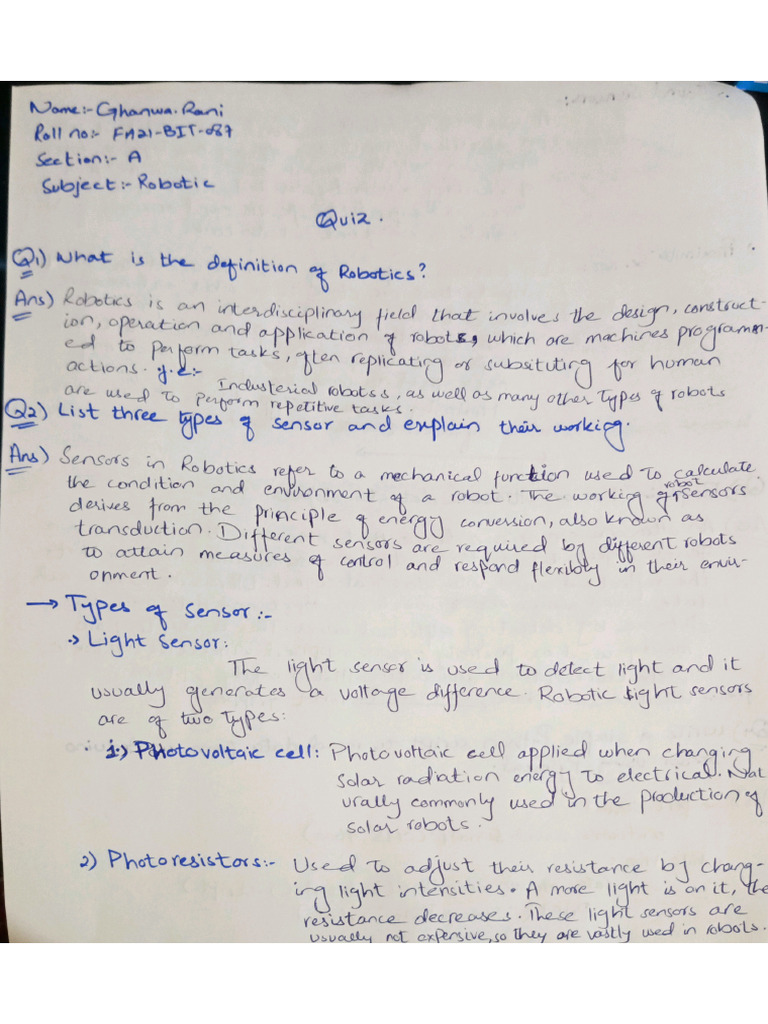 FA21 BIT 087 (Quiz) | PDF