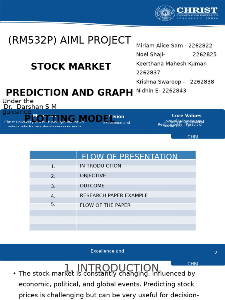 Stock Prediction Presentation | PDF | Prediction | Machine Learning
