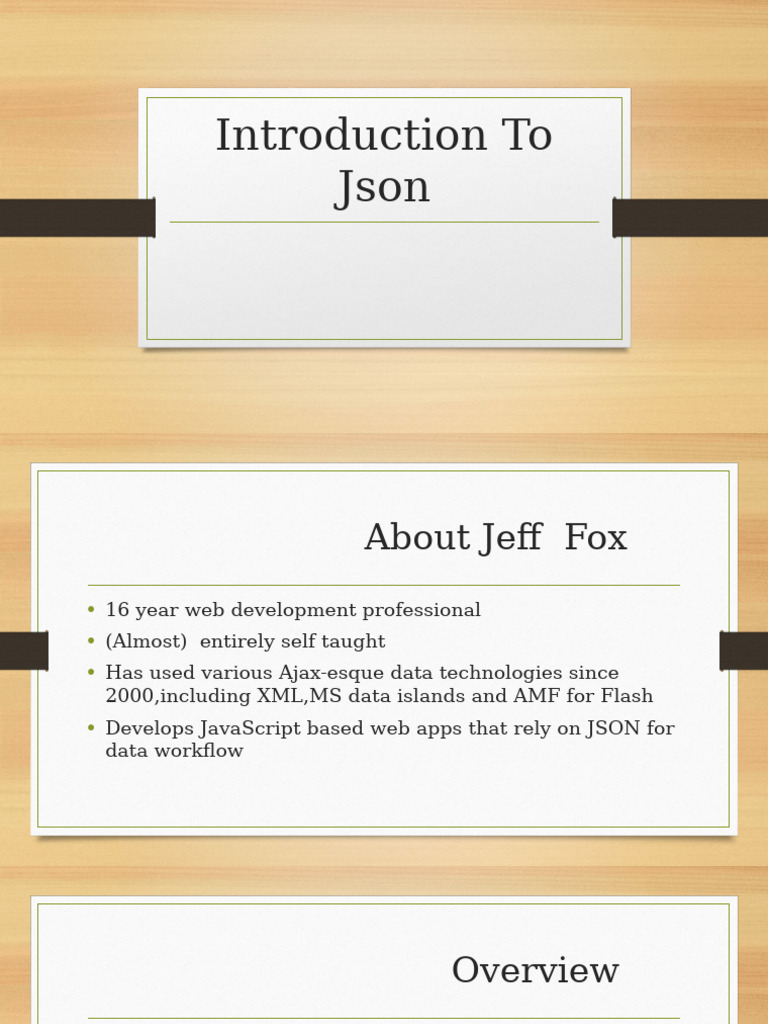 Introduction To Json | PDF
