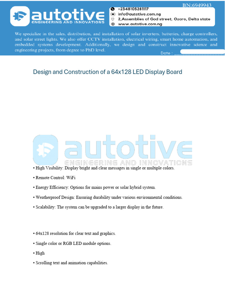Dispaly Board | PDF | Solar Power | Power Inverter