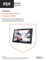 Syllabus: Cambridge IGCSE Business Studies 0450 | PDF ...