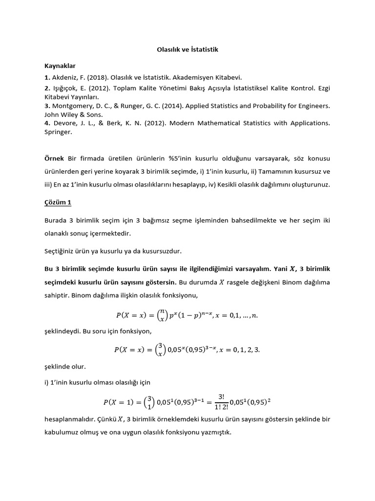 Olasilik_ve_Istatistik_13__hafta_Ders_Notu_2_1_ | PDF