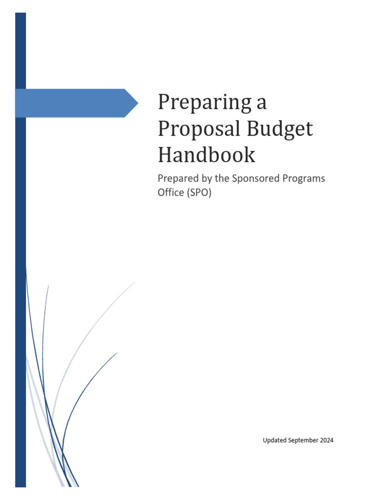 Preparing A Proposal Budget Toolkit | PDF | Expense | Salary