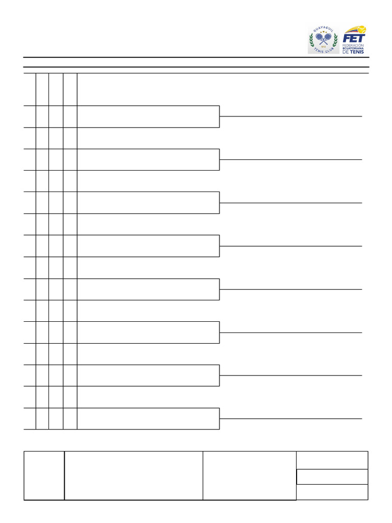 1° Nacional G1 Guayaquil - Anexo GTC: Gs 14 - Qualification | PDF
