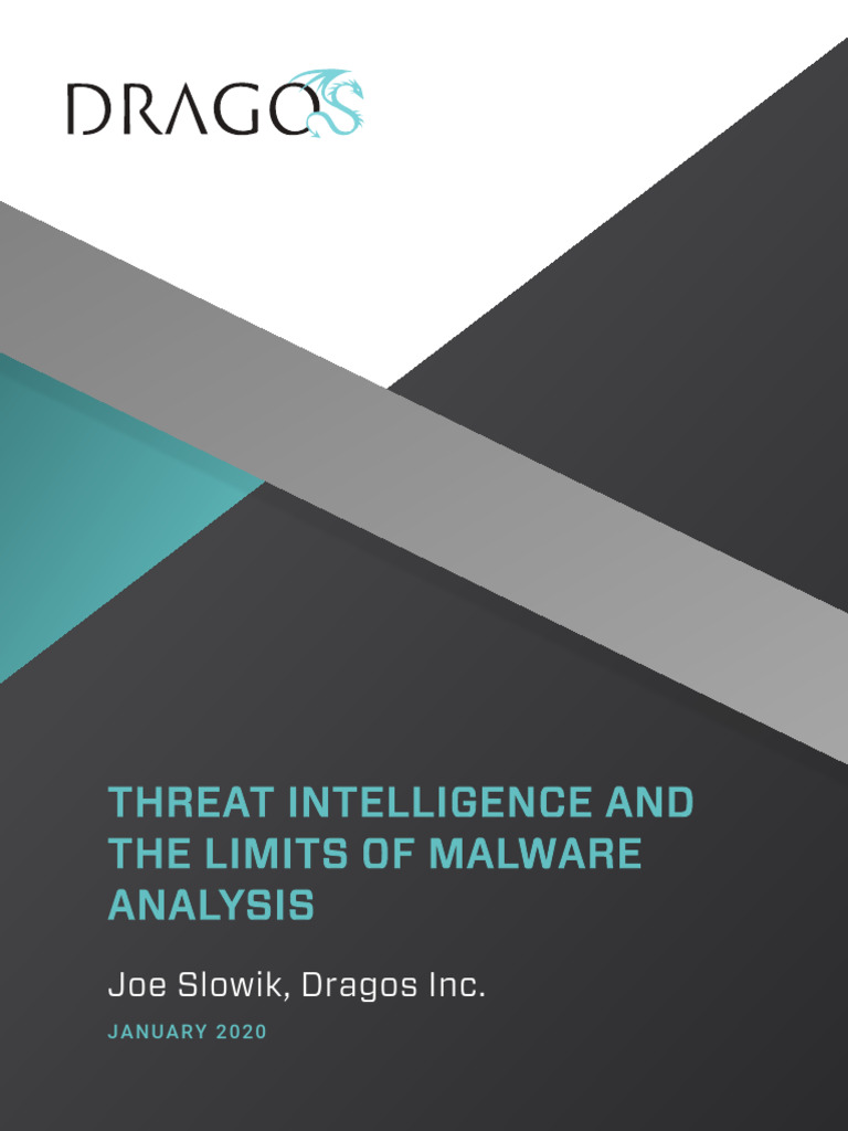 Threat Intelligence and The Limits of Malware Analysis | PDF | Computer Security | Security