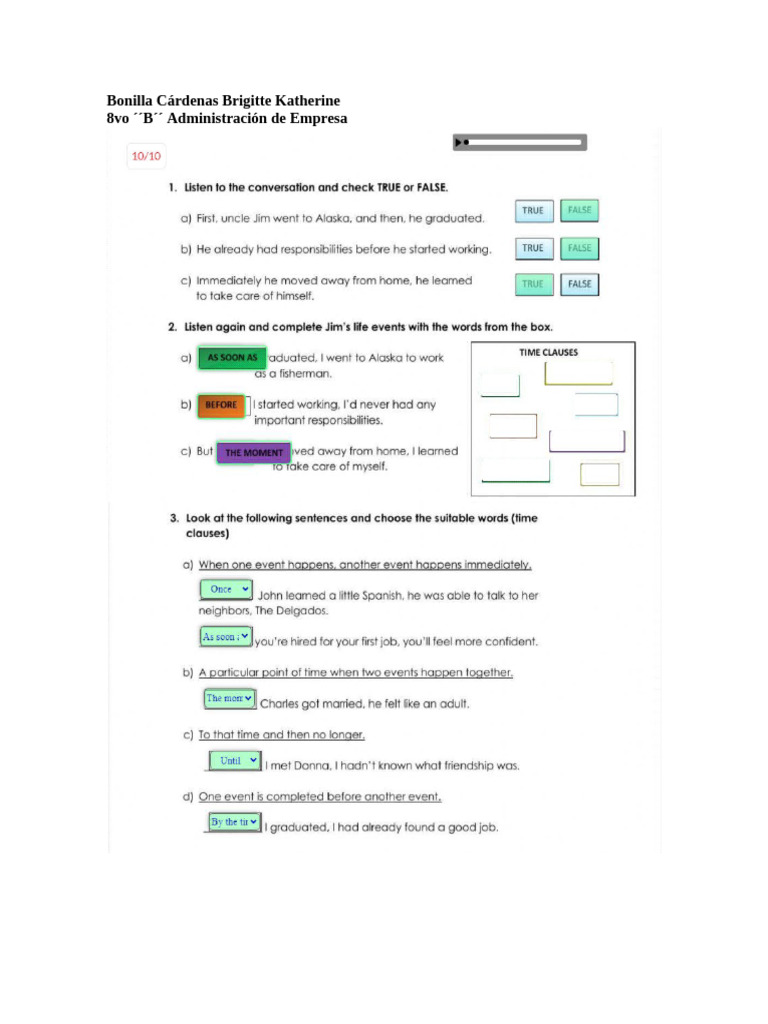 Liveworksheets. Unidad 11 | PDF