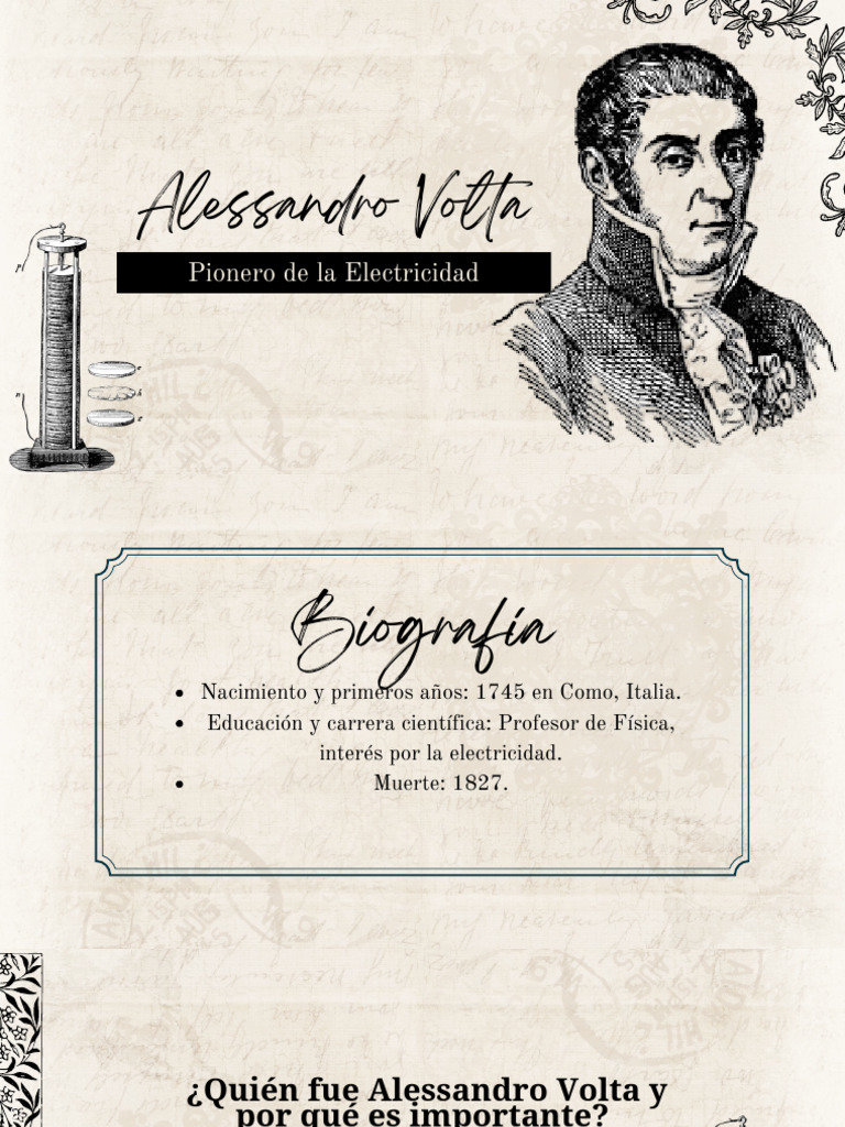 Alessandro Volta | PDF