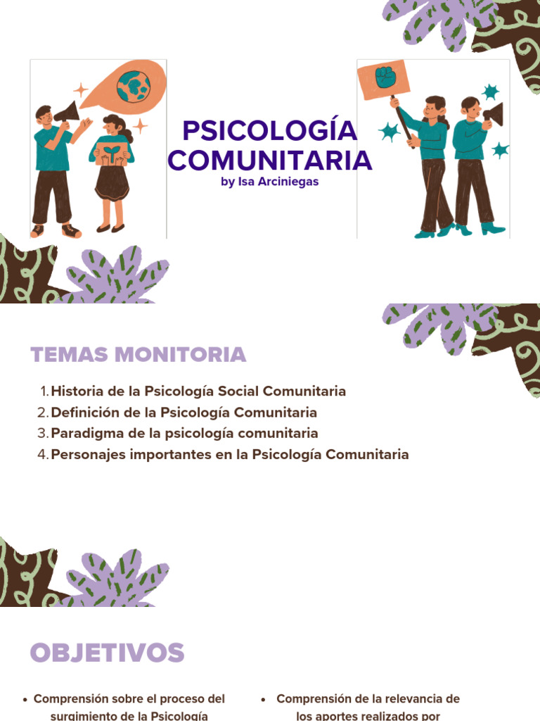 Psicología comunitaria | PDF | Sicología | Comunidad