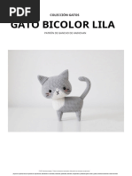Patrón Amigurumi Gato Atigrado | PDF