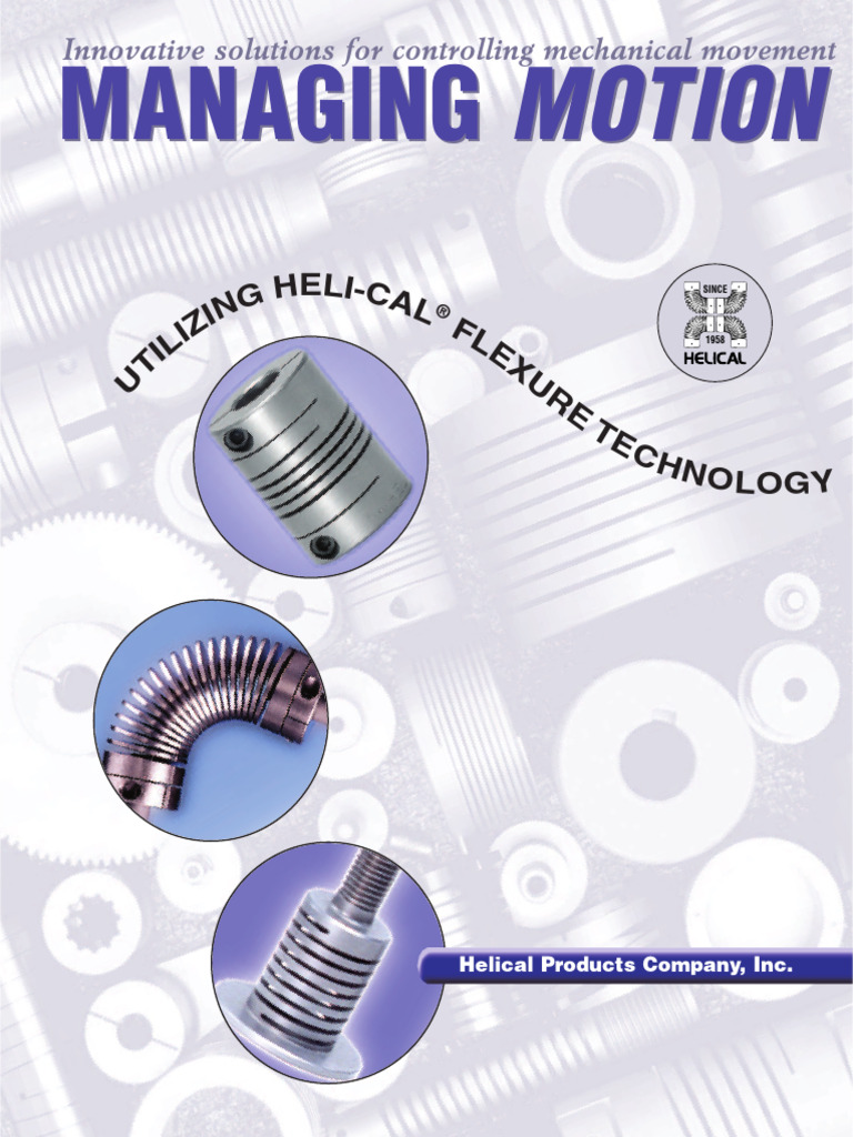 Helical Couplings for Motion Control | PDF | Helix | Mechanical Engineering