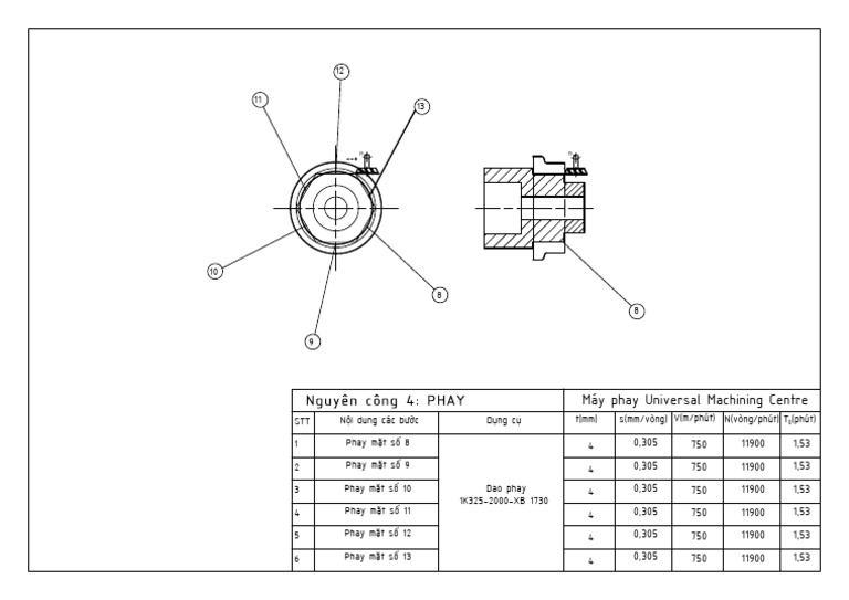 Nguyên Công 4 Phay | PDF