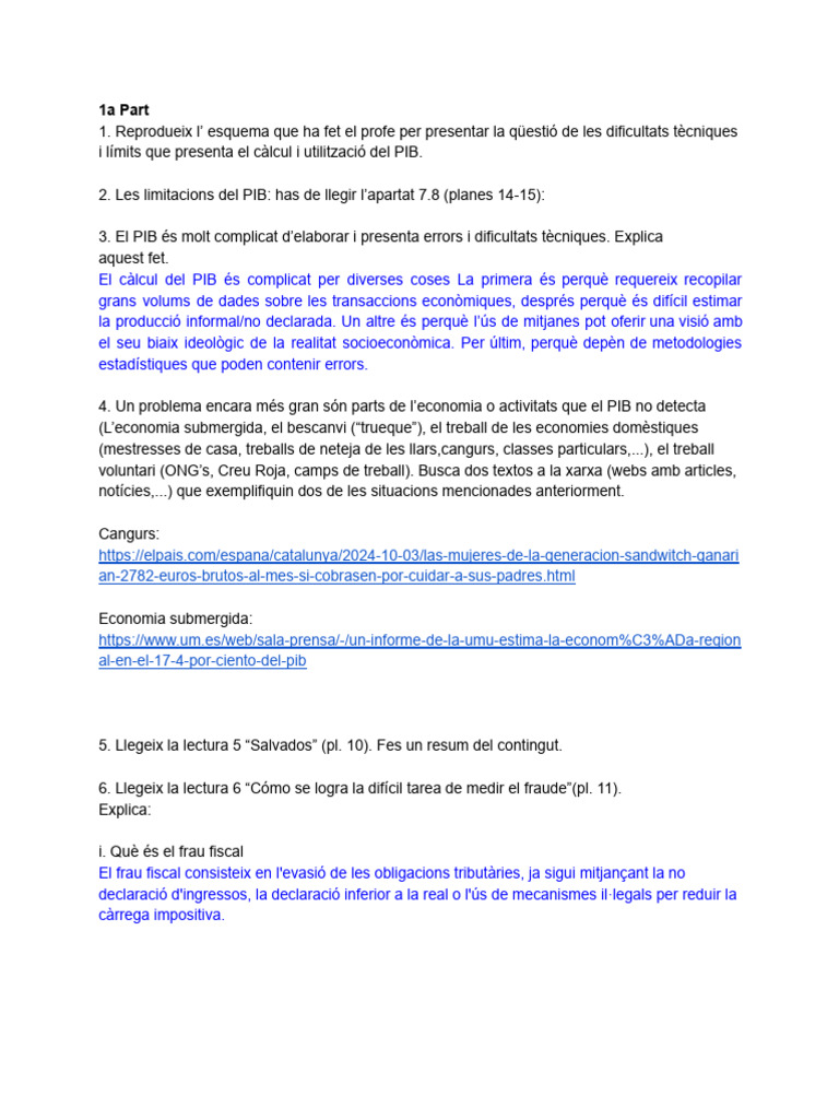 Ud 7 Eco - PIB | PDF