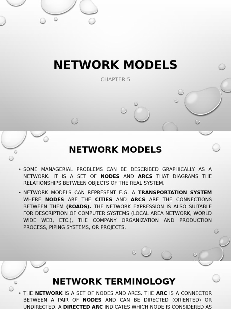 CHAPTER-5-NETWORK-MODELS | PDF