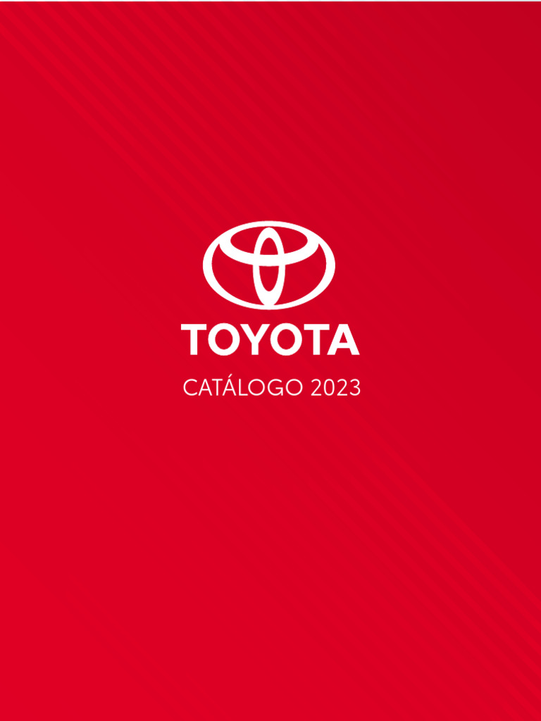 Catálogo Toyota 2023: Modelos y Especificaciones | PDF | Máquinas ...