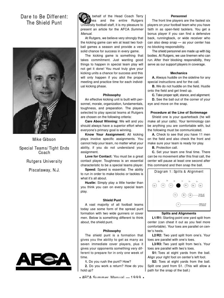 Shield Punt | PDF | Sports Rules And Regulations | Sport Variants