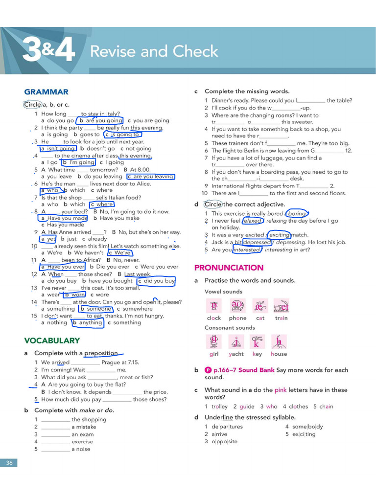 3&4 - Revise and Check | PDF