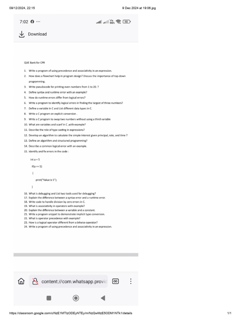 Google Classroom Document Overview | PDF