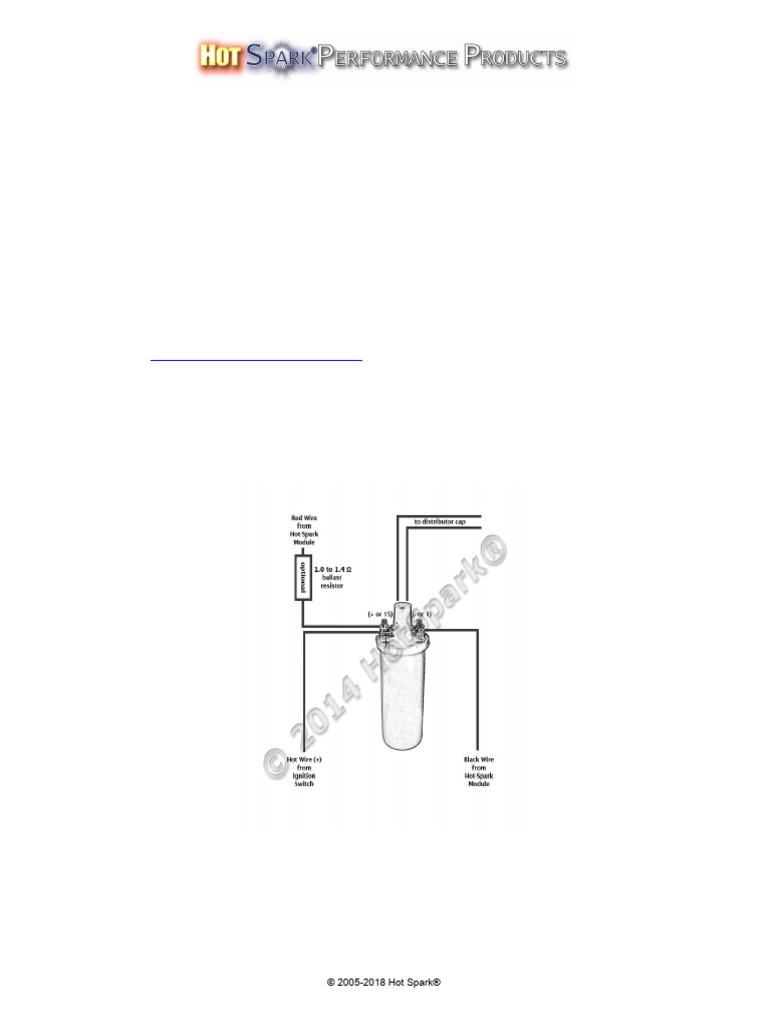 Hot-Spark Ignition Kit Installation Guide | PDF | Distributor ...