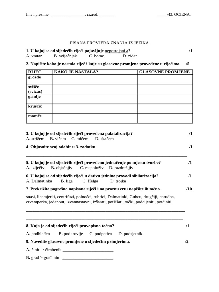 Novo Glasovne Ije Je č ć Ppz | PDF