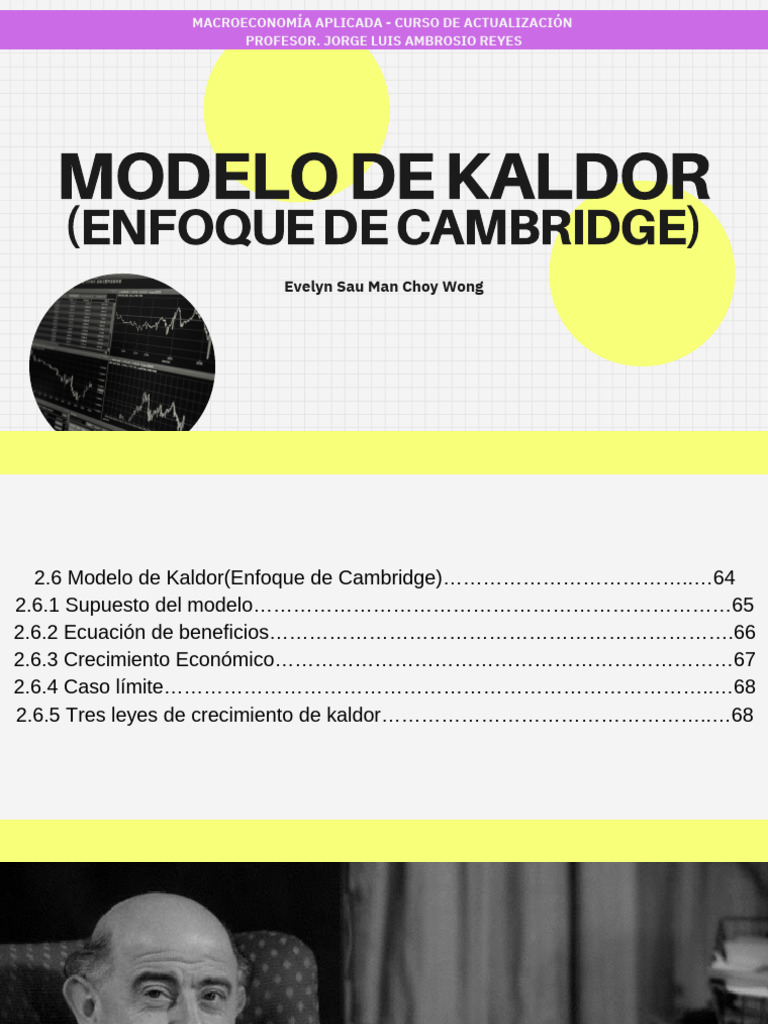 Modelo Kaldor (Cambridge) Choy Wong Evelyn Sau Man | PDF