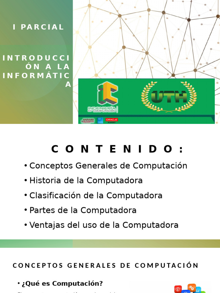 I Parcial Intro+Informatica | PDF | Periférico | Hardware de la computadora
