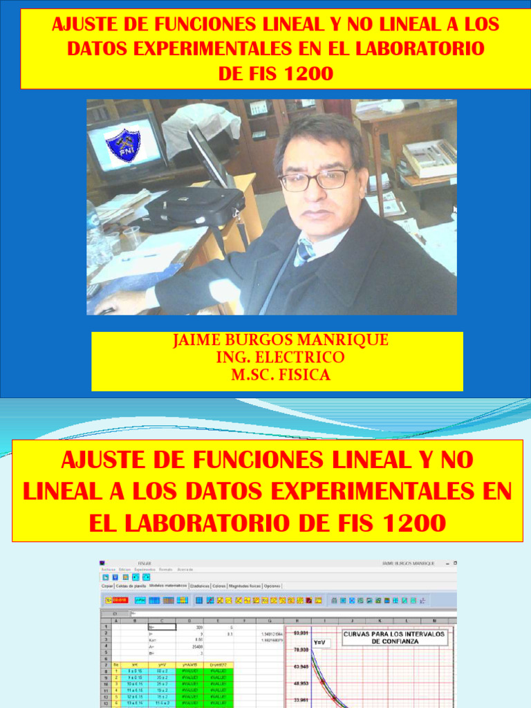Ajuste No Lineal En Datos Experimentales Pdf Desviación Estándar 9138