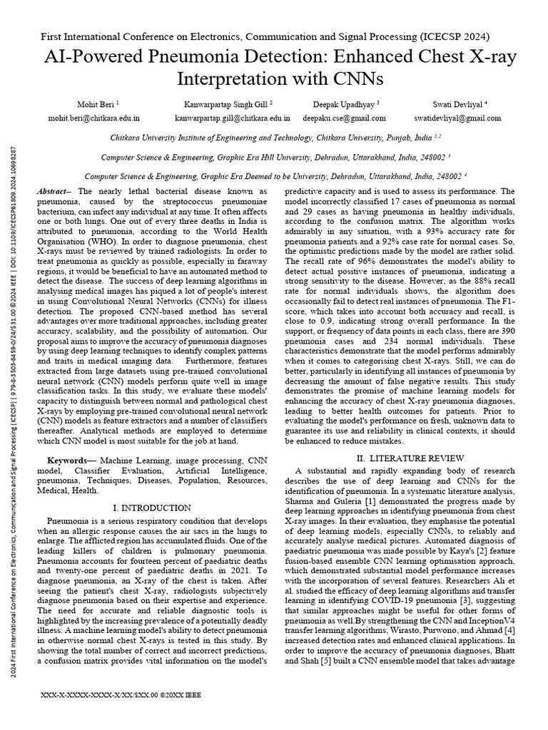 AI-Powered Pneumonia Detection Enhanced Chest X-Ray Interpretation With ...