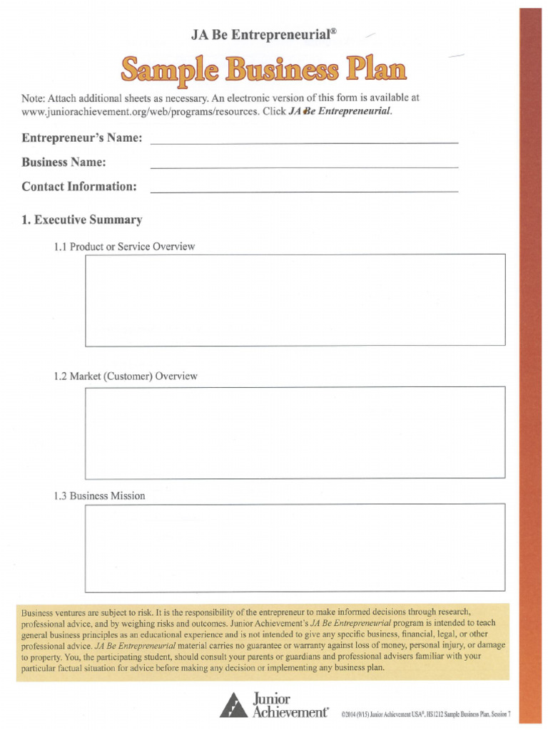 Sample Business Plan Combined | PDF