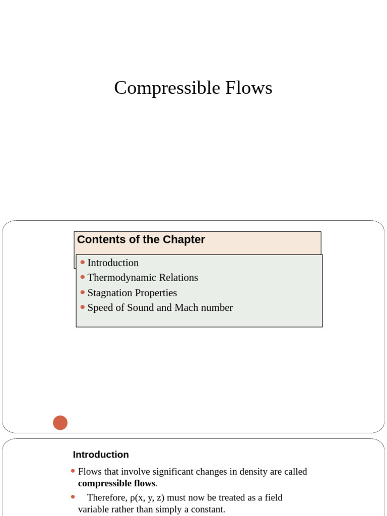 Compressible Flows_A | PDF | Fluid Dynamics | Gases