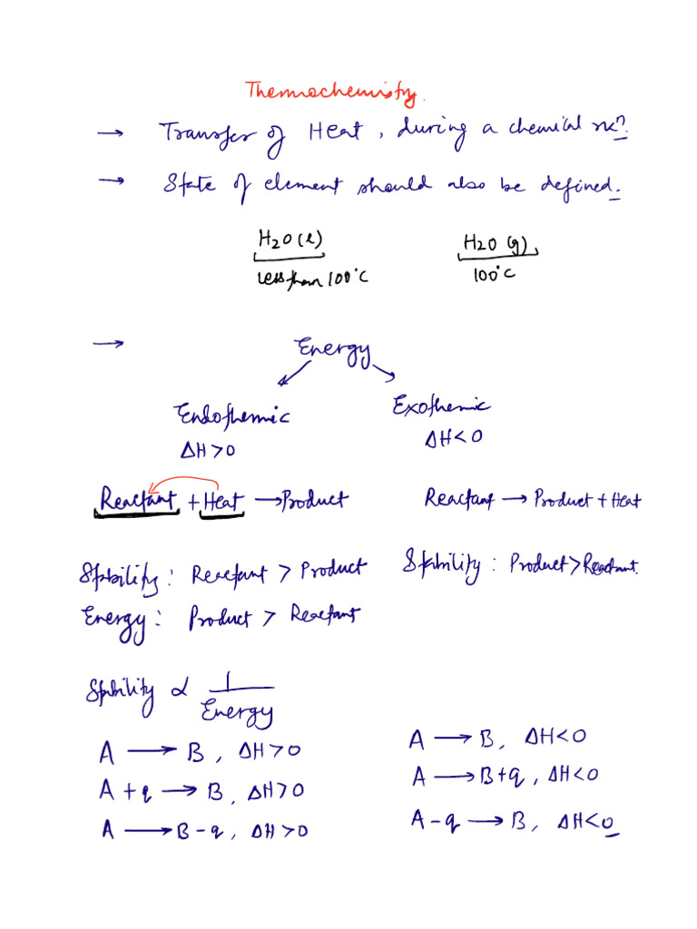 Thermochemistry | PDF