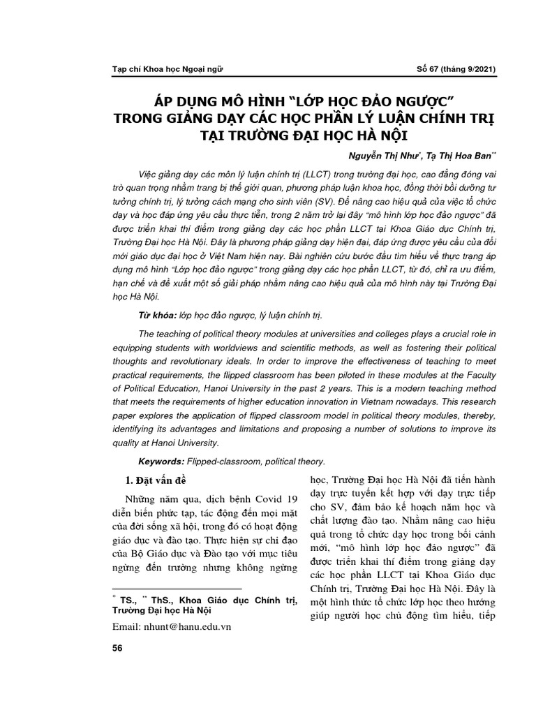 Nguyen Thi Nhu, Ta Thi Hoa Ban | PDF