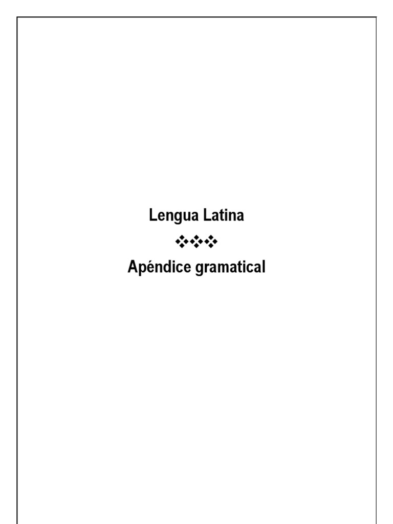 Gramatica Latina | PDF | Filología | Artes del lenguaje y disciplina