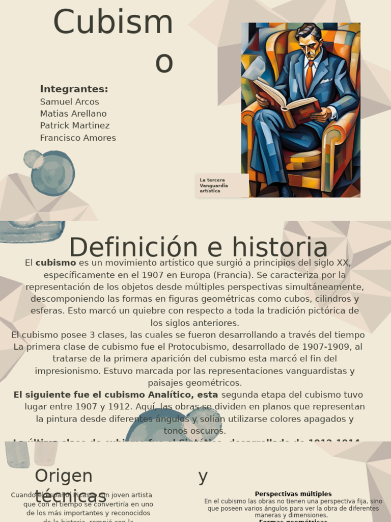 Vanguardias (Cubismo) | PDF | Cubismo | Pablo Picasso