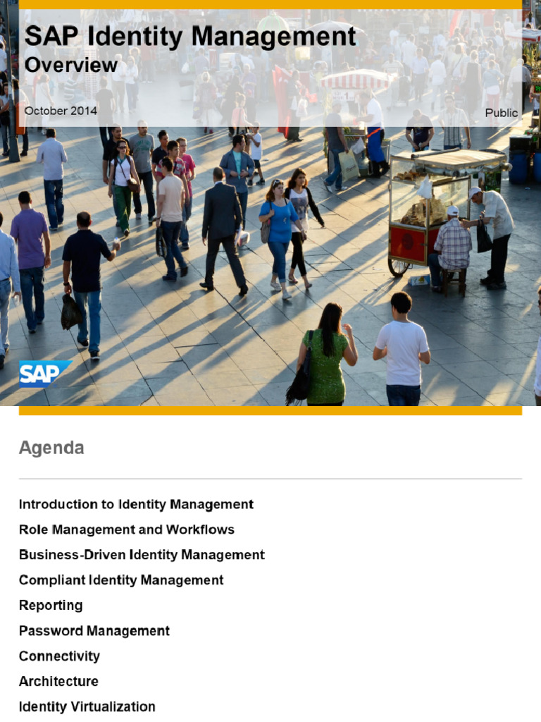 SAP Identity Management Overview PDF | PDF