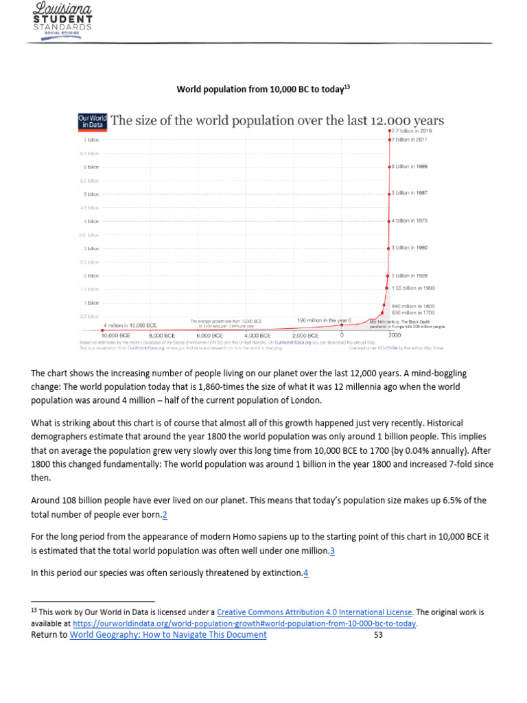World Population Growth Trends Explained | PDF | Population Growth ...