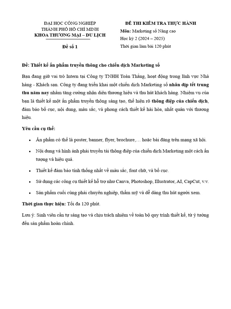 Đề số 1 TH1 | PDF