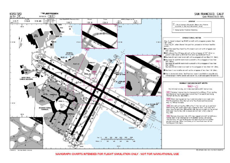 Ksfo Taxi Chart | PDF